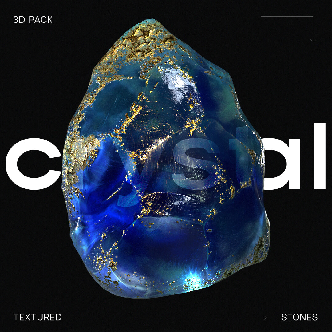 ArtStation - 3D Stylized Crystals