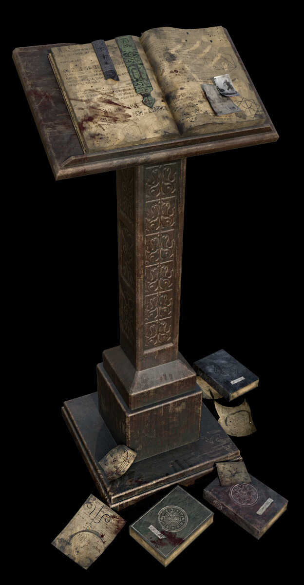 ArtStation - Attic - Prop Work - Podium