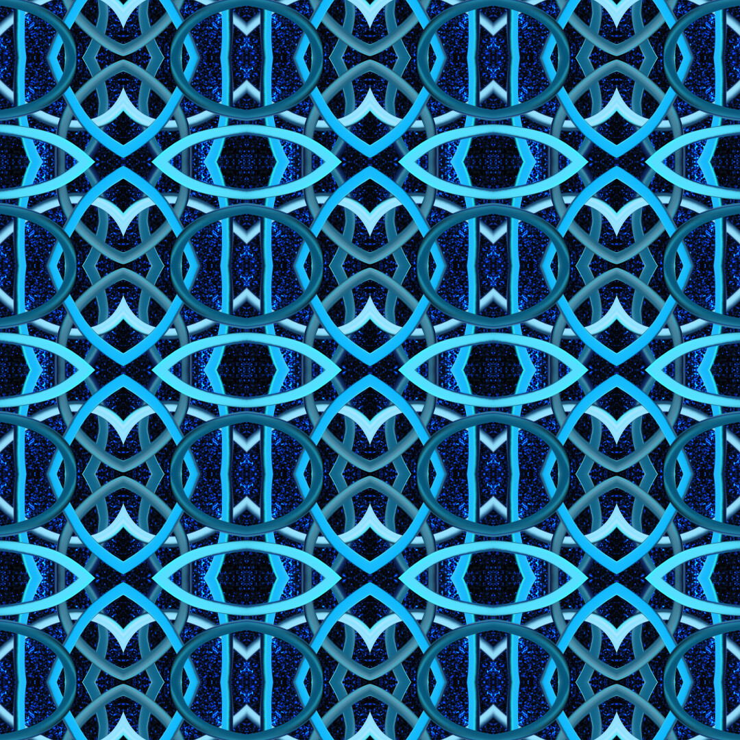 ArtStation - 3D Blue Abstract Background