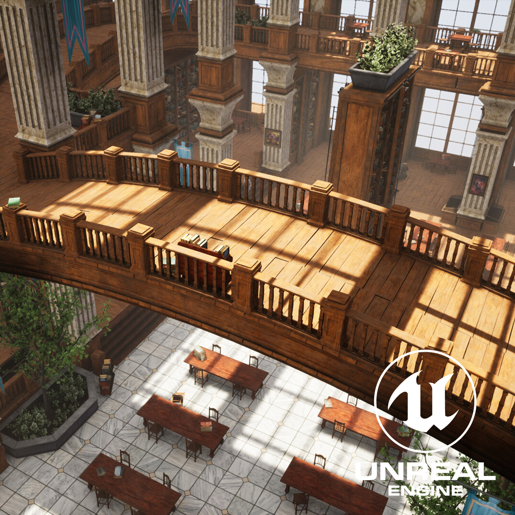 ArtStation - Library Modular Kit