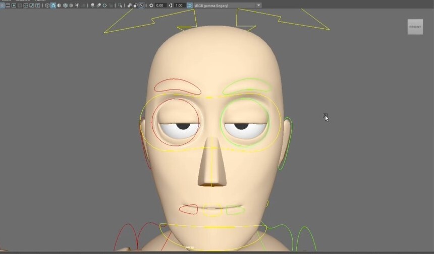ArtStation - Basic Facial Rigging