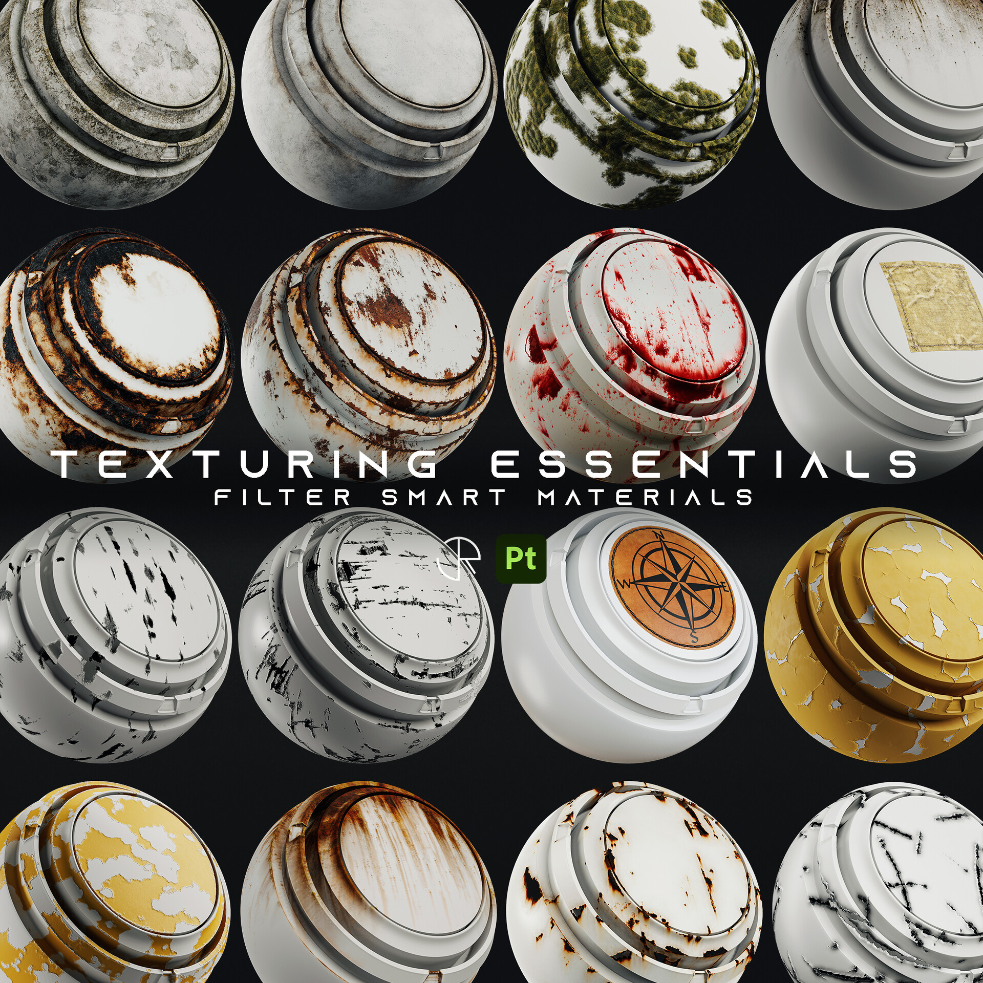 ArtStation - Texturing Essentials_Filter Smart Materials vol 01