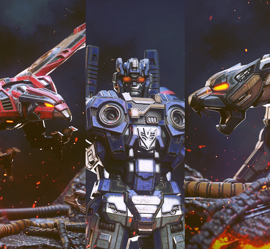 ArtStation - XM Studios : Transformers G1 Soundwave (Minibots)