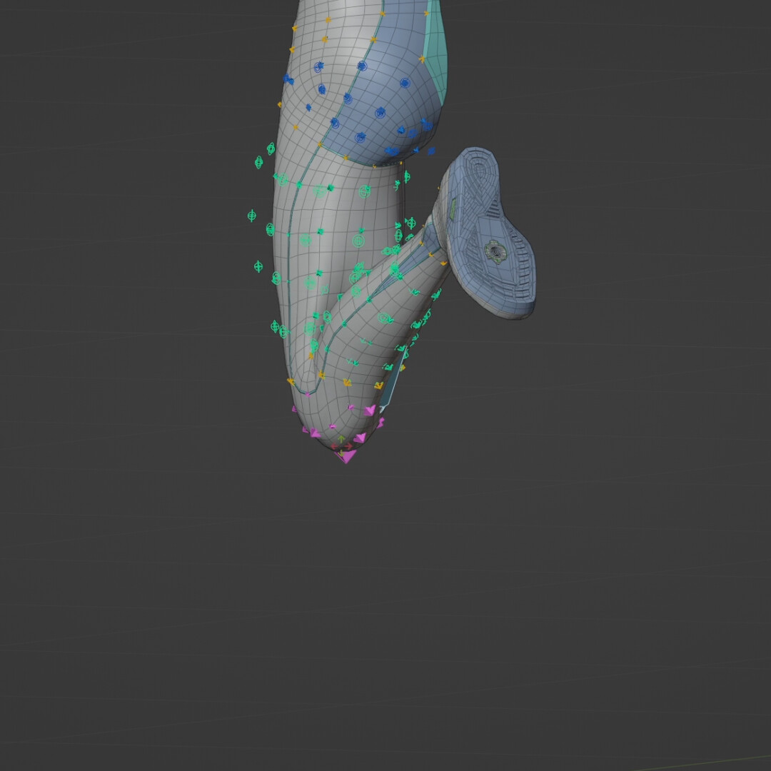 ArtStation - Sample of Body Rig (hip joint, knee, ankle)