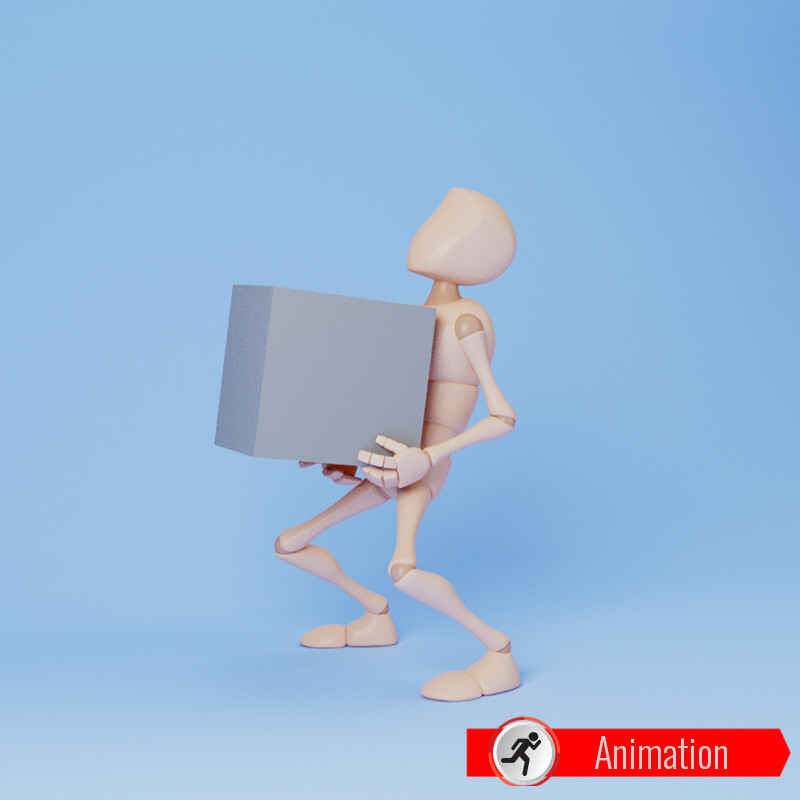 ArtStation - Body Mechanics - Lifting Heavy Object