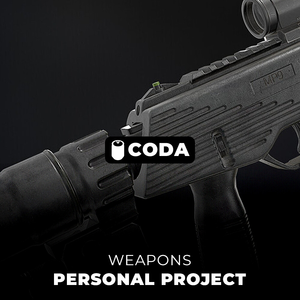 ArtStation - MP-9/Steyr TMP