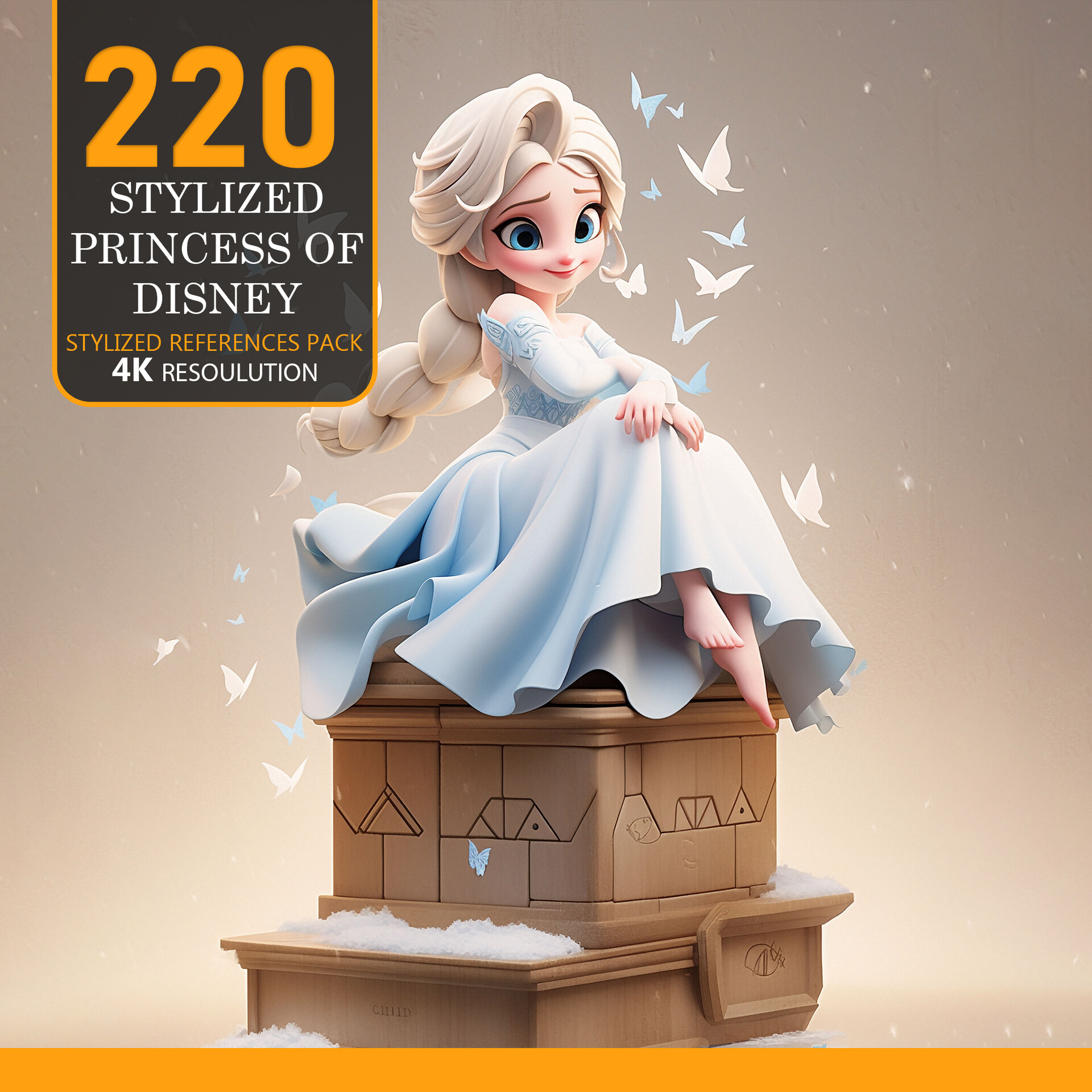 ArtStation - stylized princess of disney Vol.105-4K-Stylized References ...