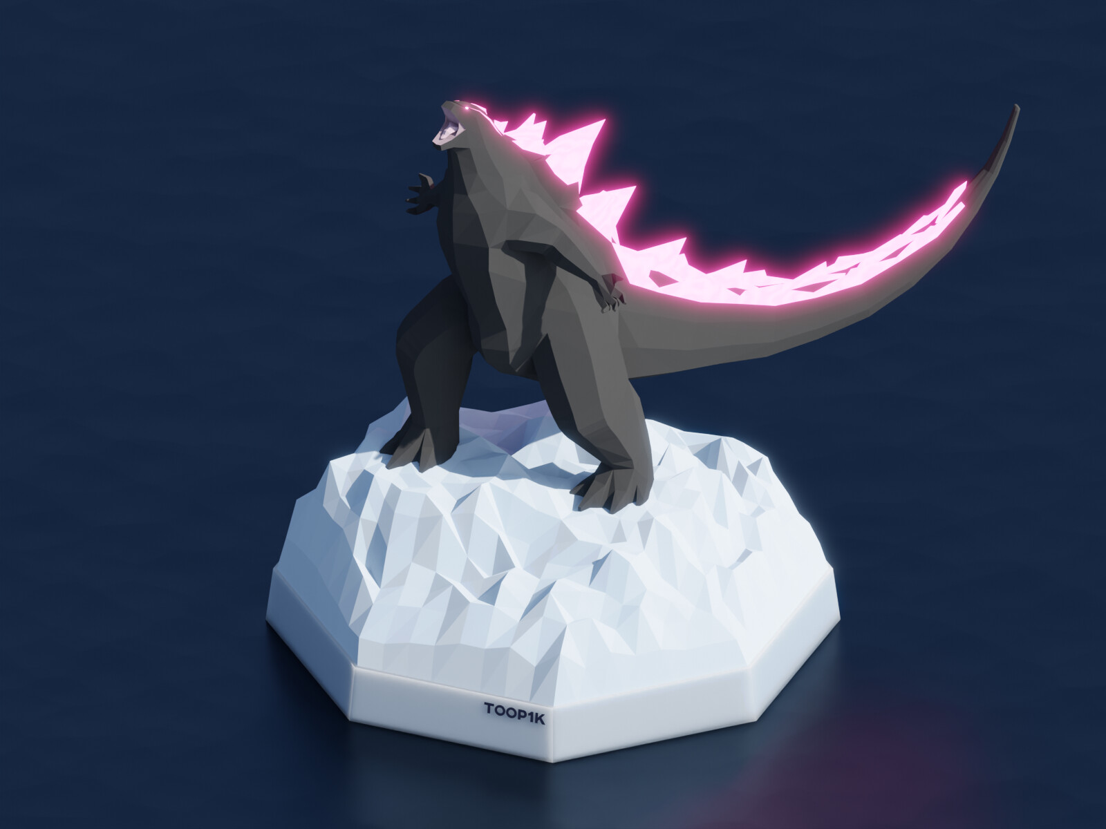 ArtStation - Godzilla (Pink)