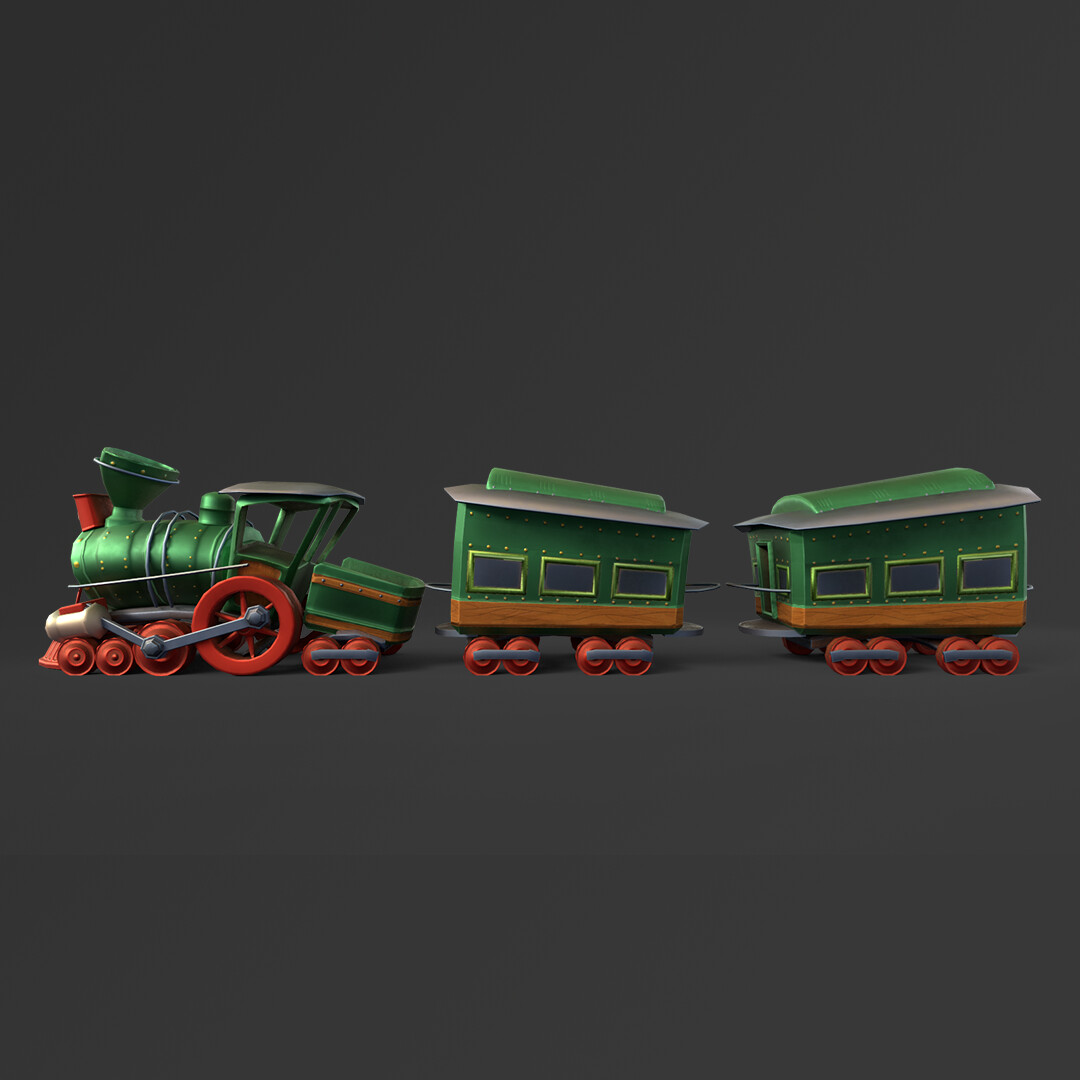ArtStation - Stylized Train