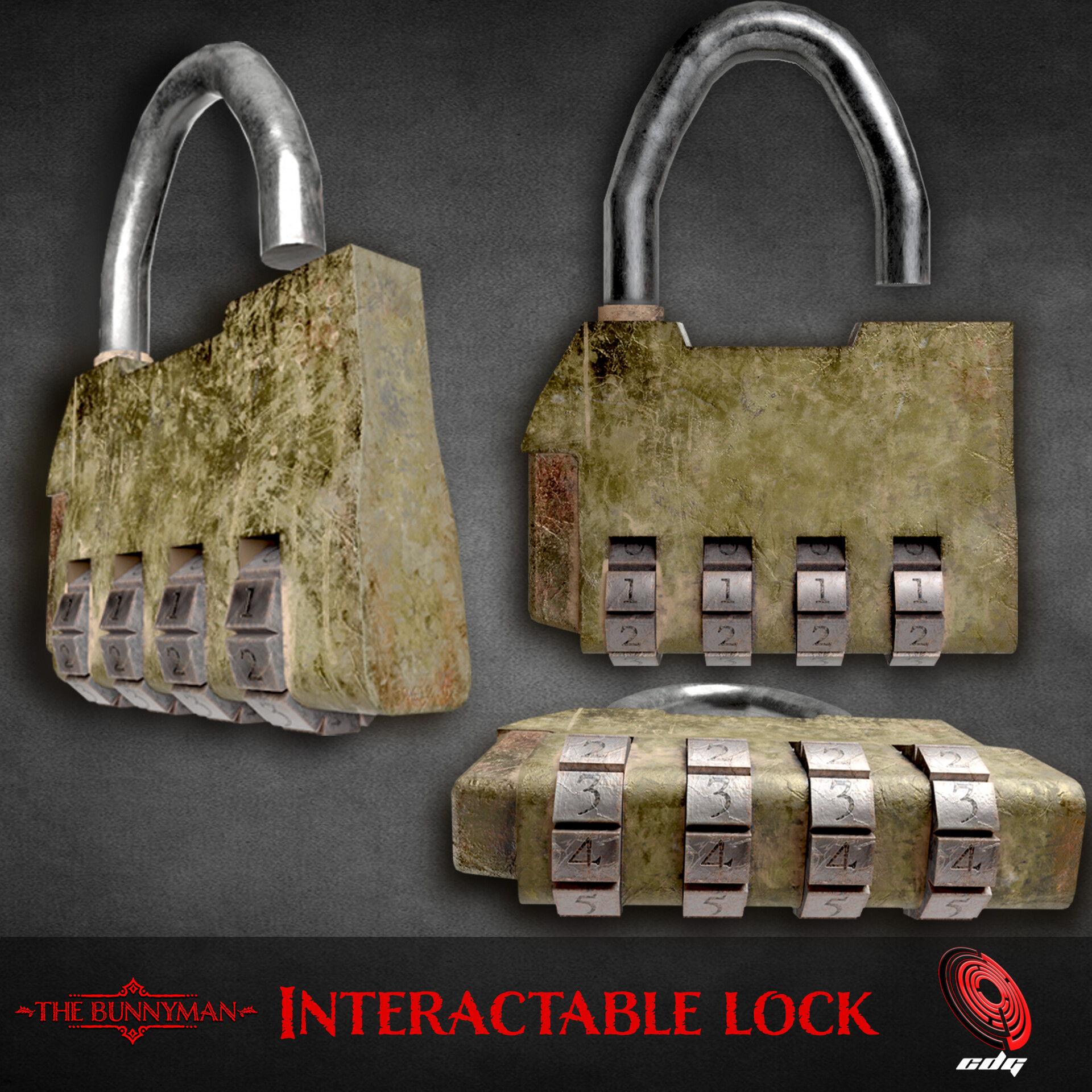 ArtStation - Interactable Lock UE5