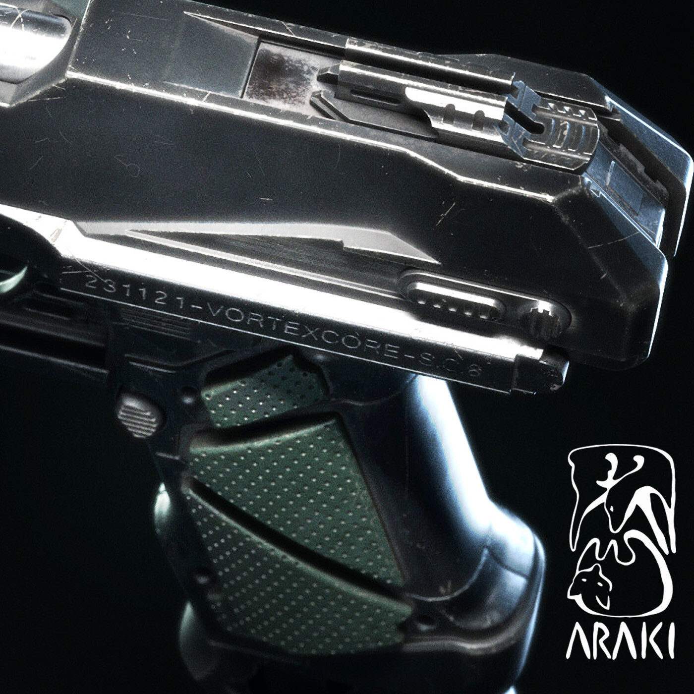 ArtStation - Tactical Beretta 93R - Modded Pistol for Special Forces