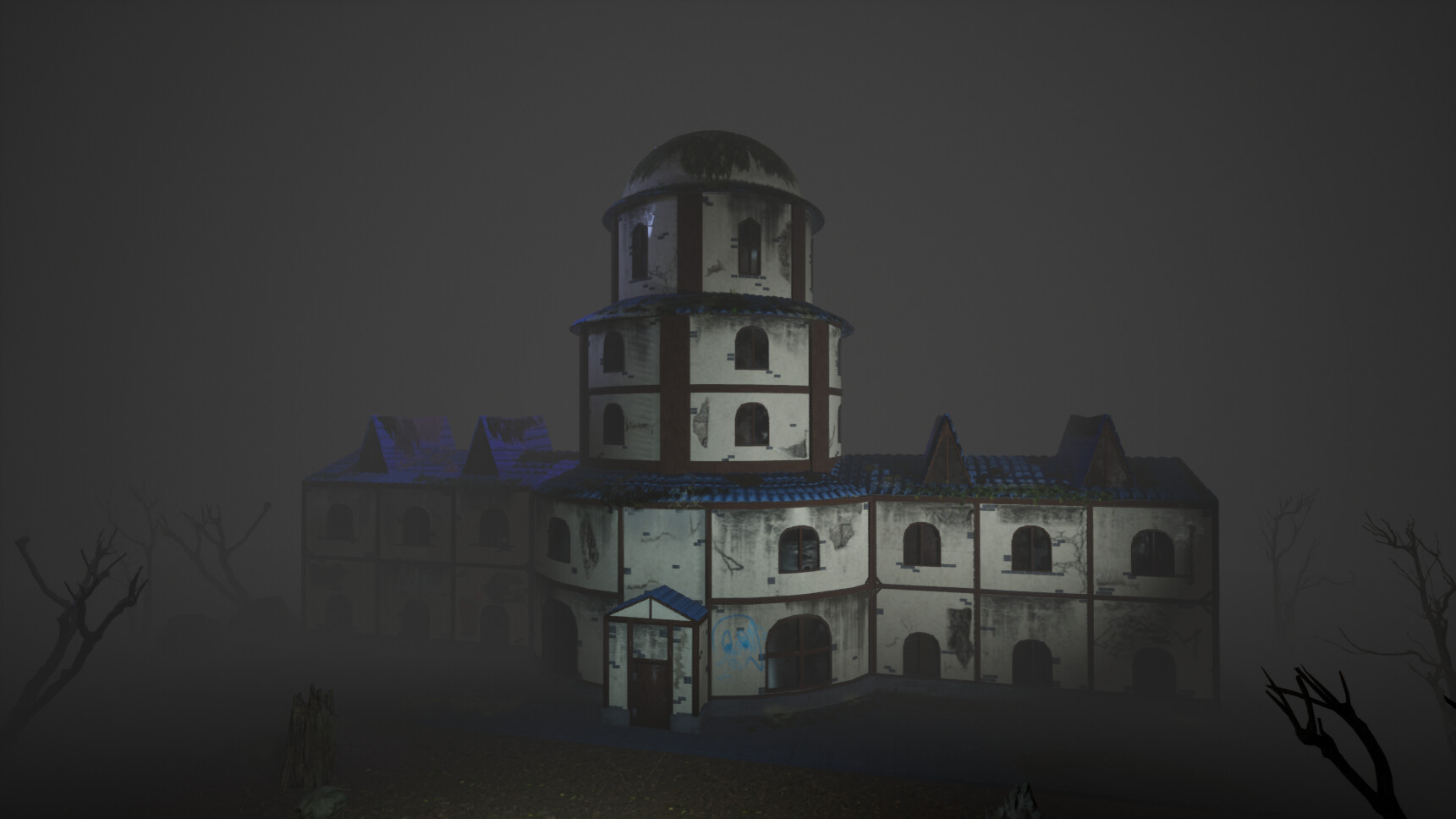 ArtStation - Modular Building - Uni work - Abandoned Building