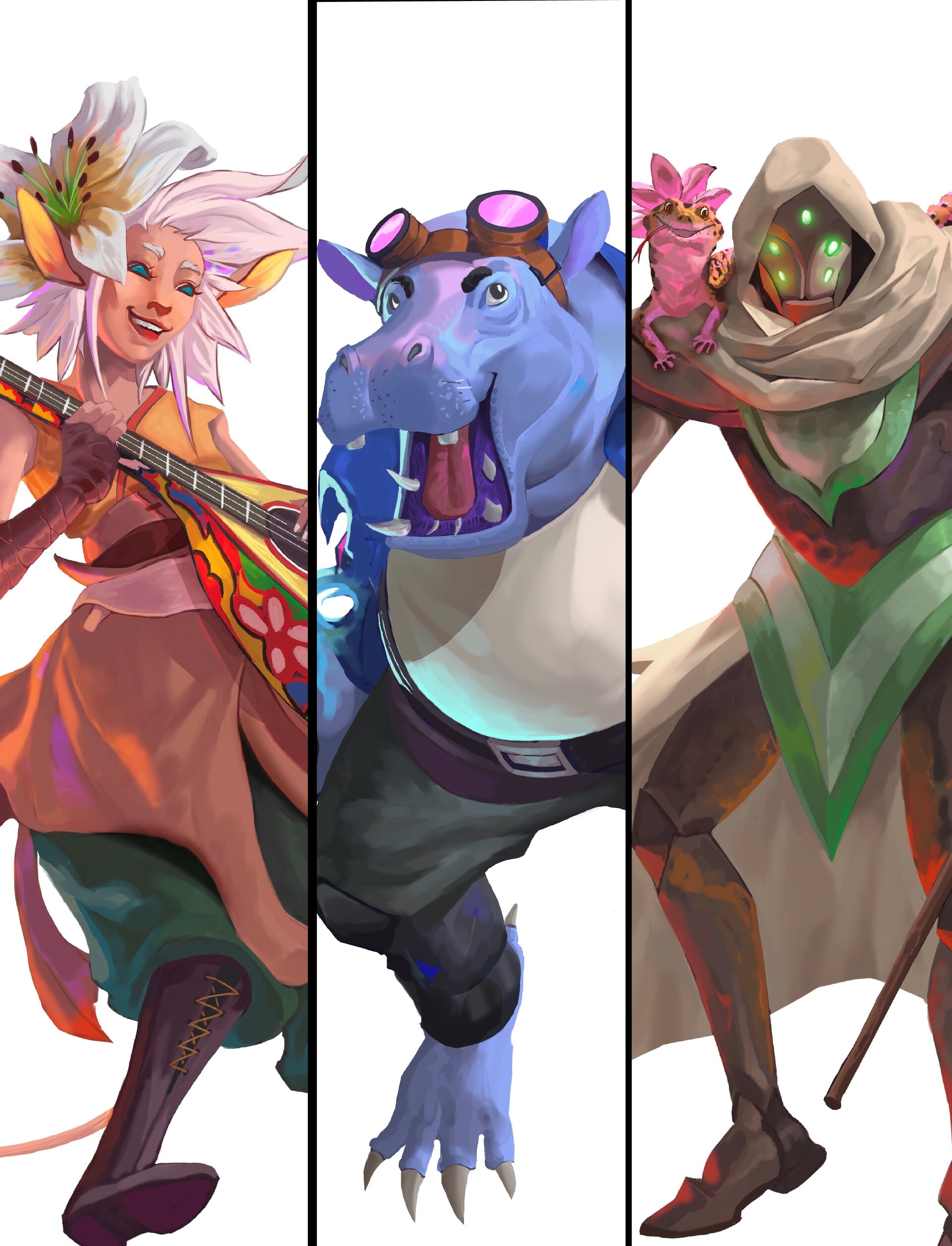 ArtStation - Character art for Skill Check DnD series (1)