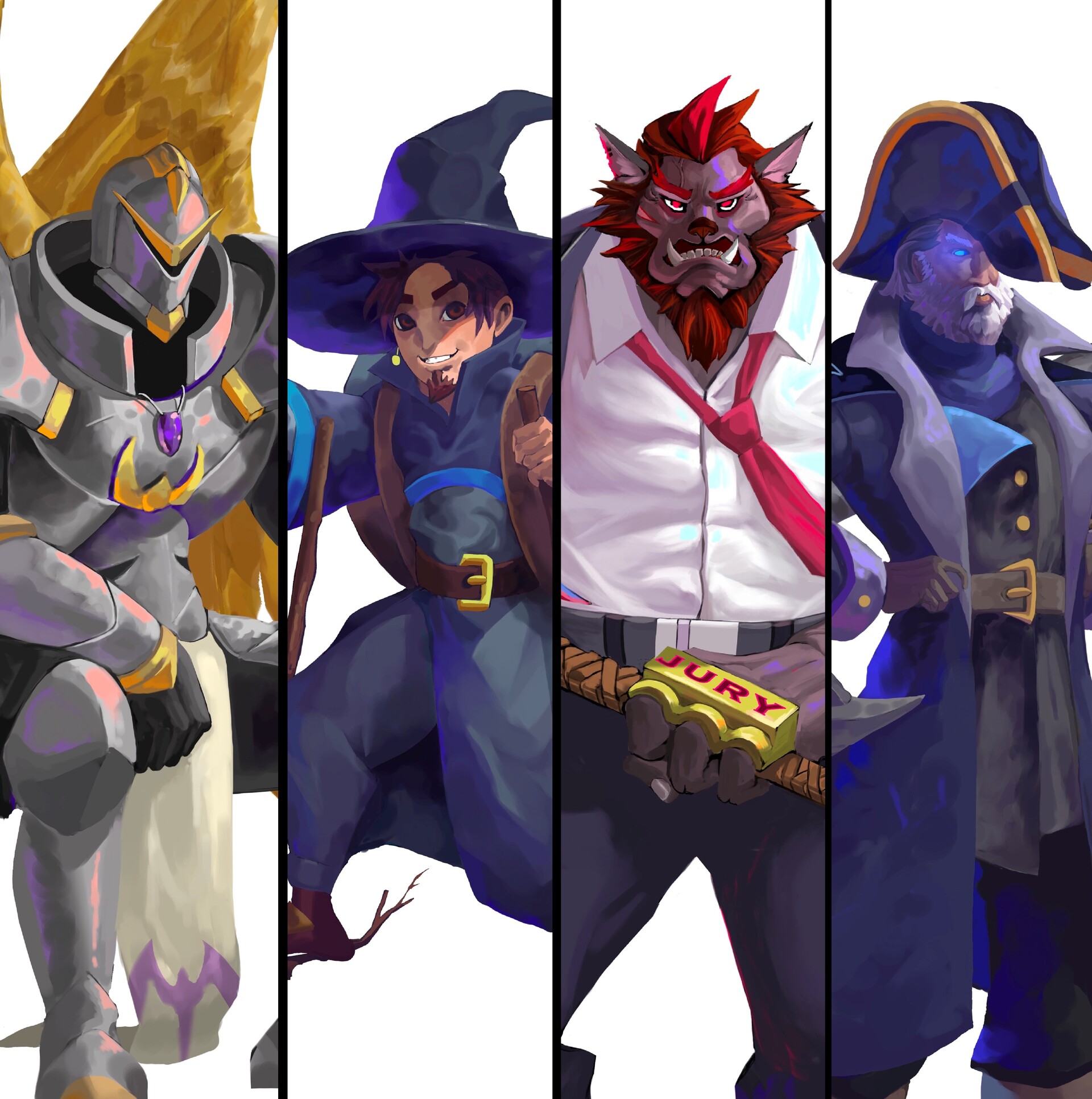 ArtStation - Character art for Skill Check DnD series (2)