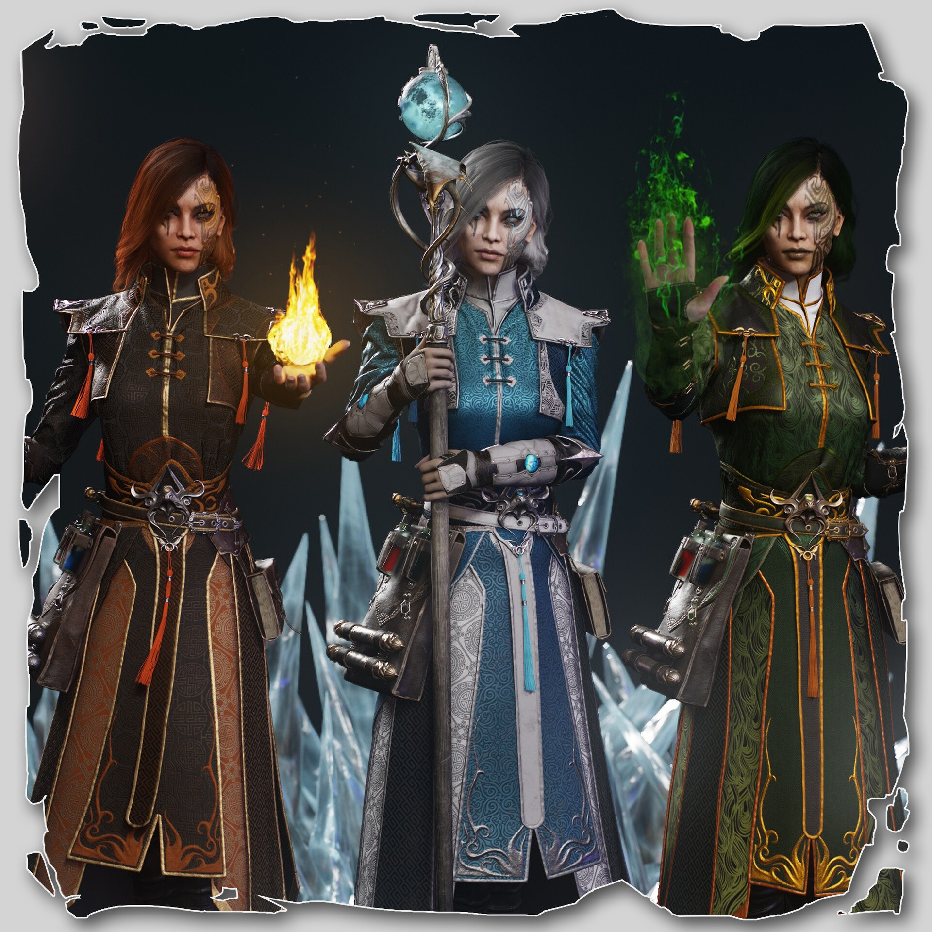 ArtStation - Sorceress - real time character