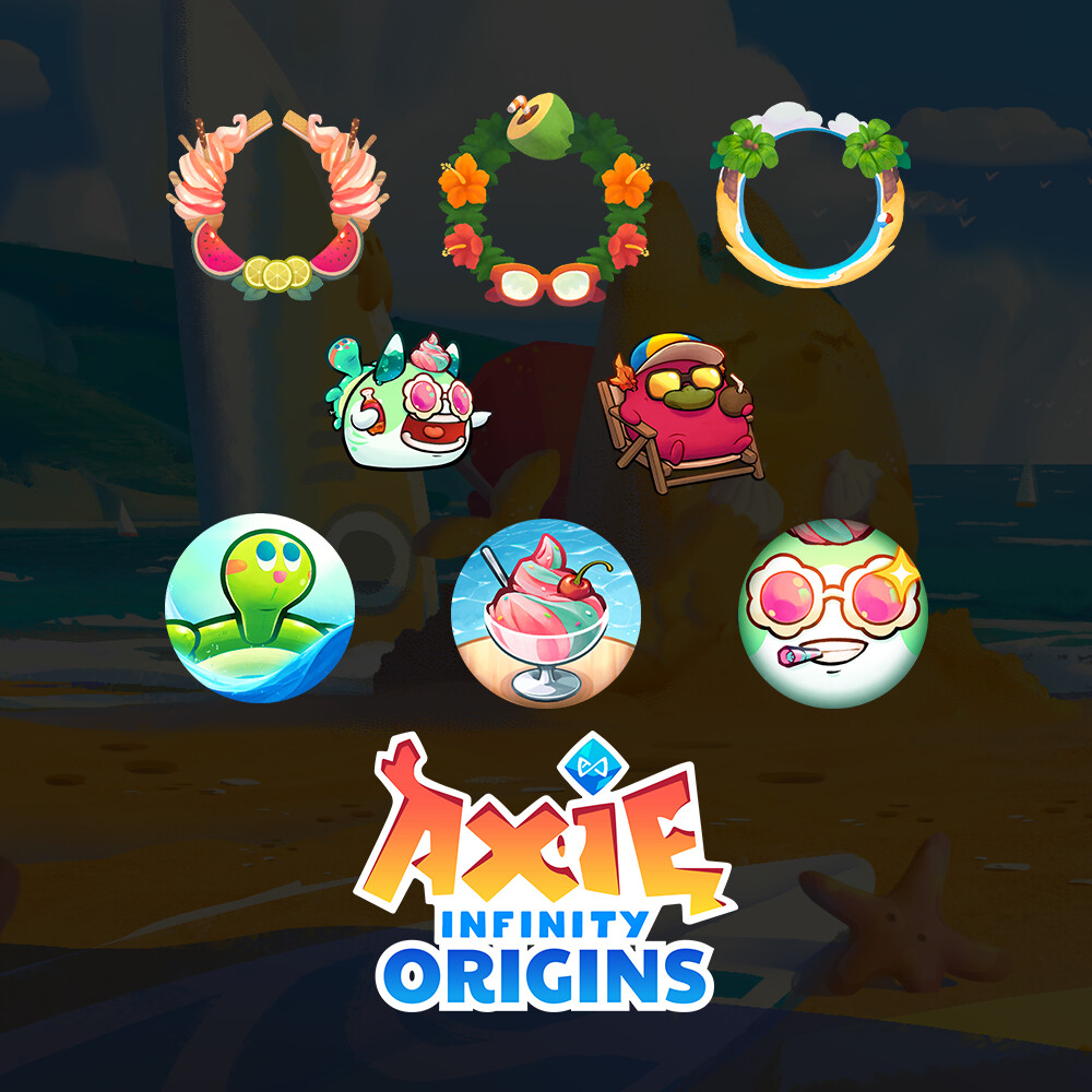 ArtStation - Summer Avatars, Borders & Stickers - 2023