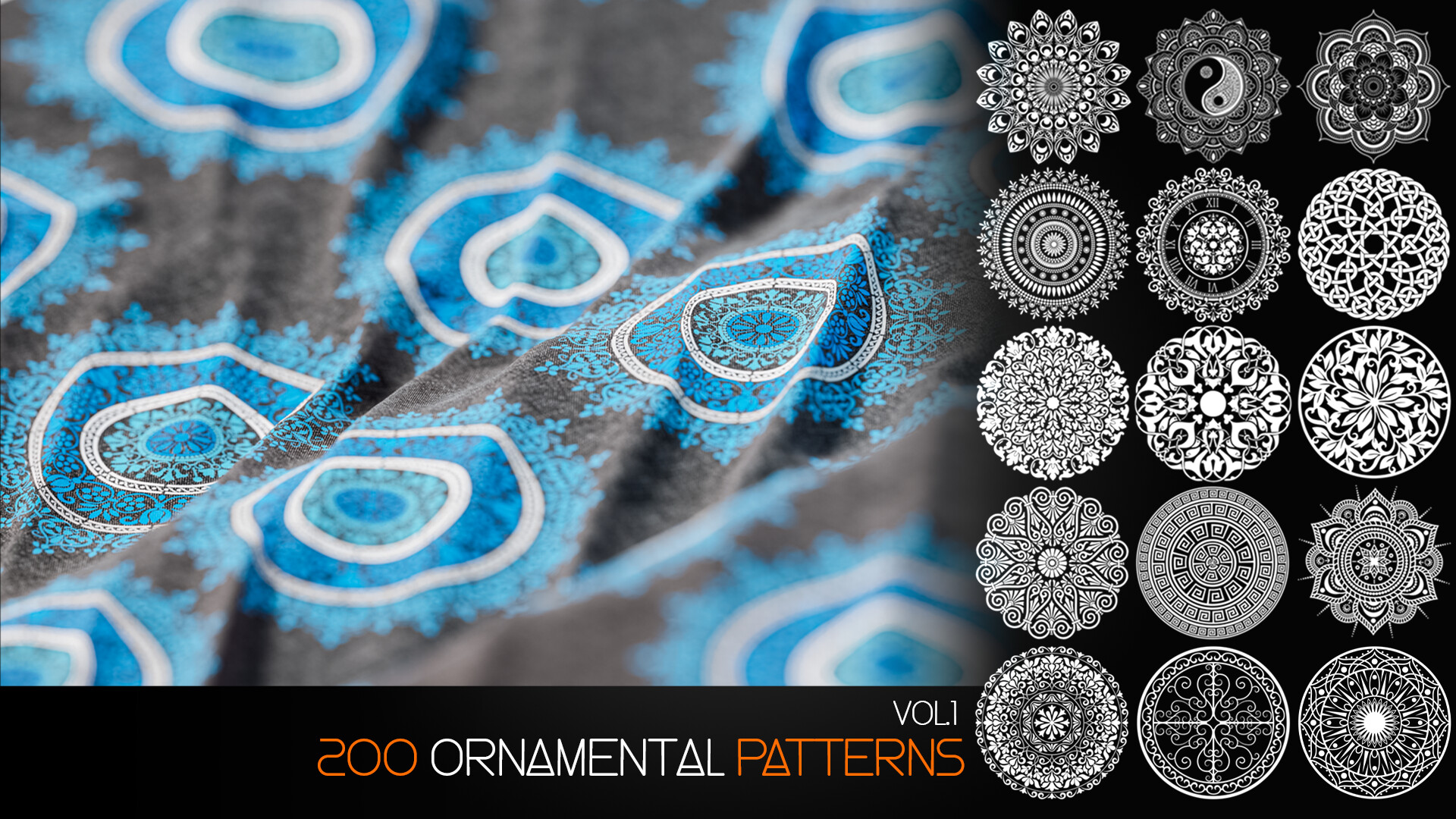ArtStation - 200 Ornamental Patterns - Vol-1
