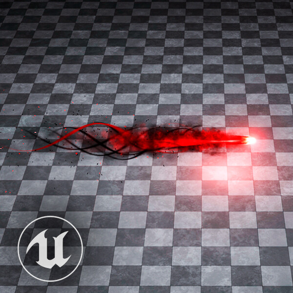 ArtStation - Red projectile