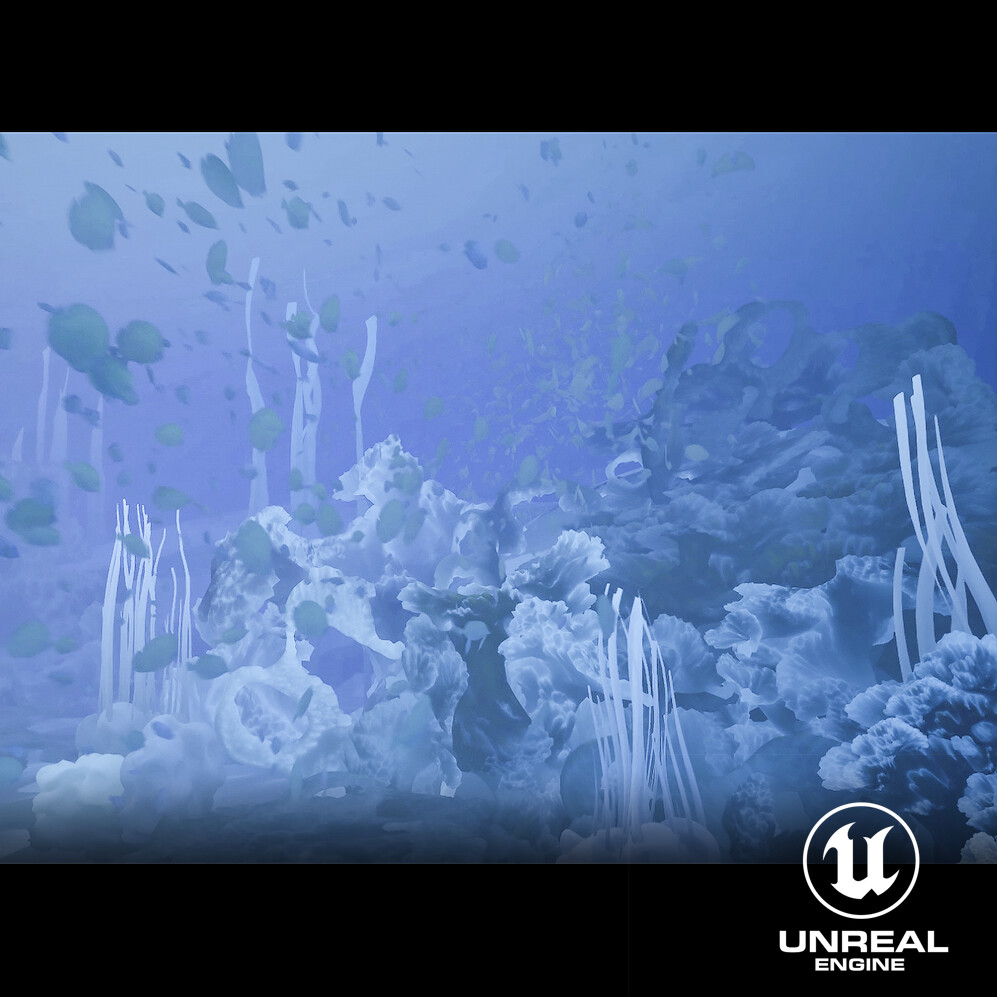 ArtStation - Underwater lyrics (UE4 scene)