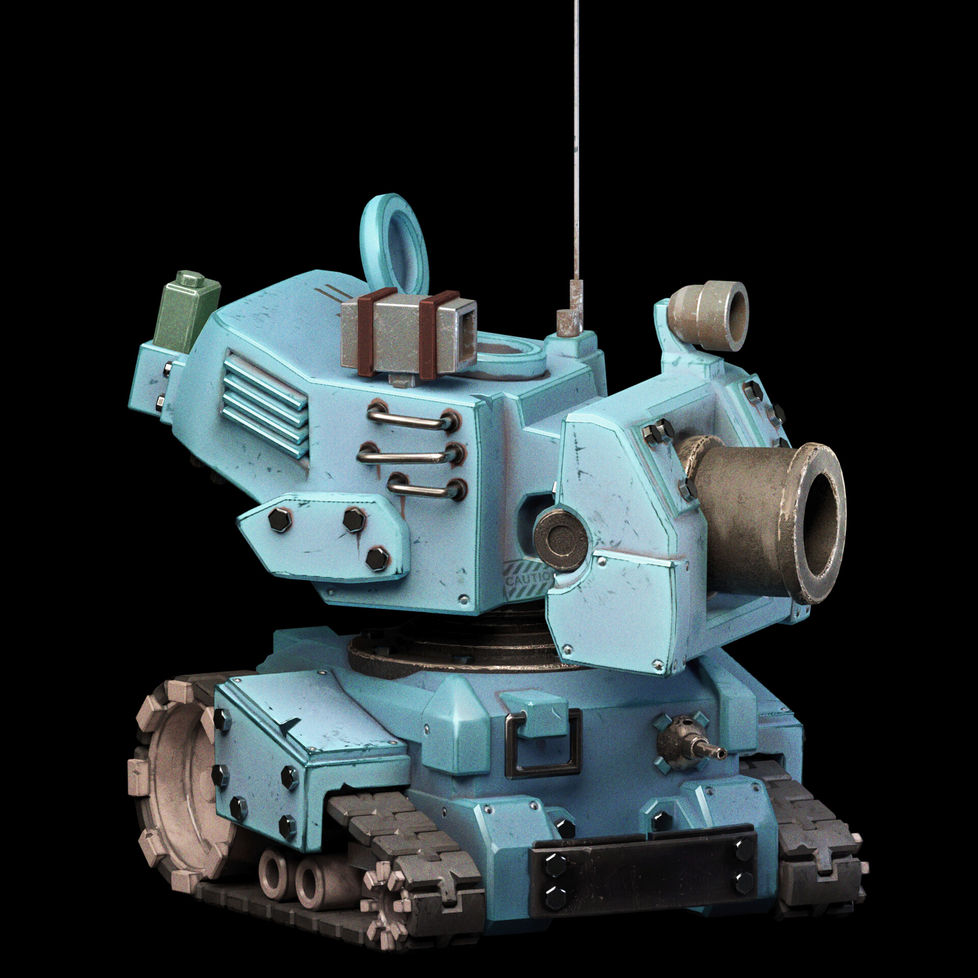 ArtStation - Stylized Tank For Isometric Game