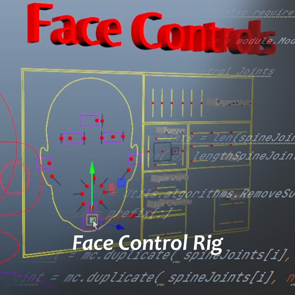 ArtStation - Face Control Rig