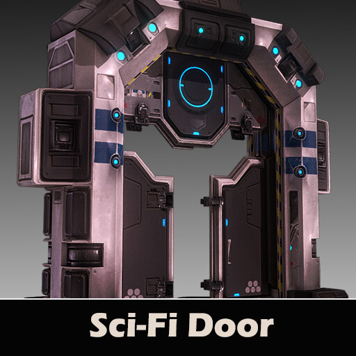 ArtStation - Sci-Fi Door
