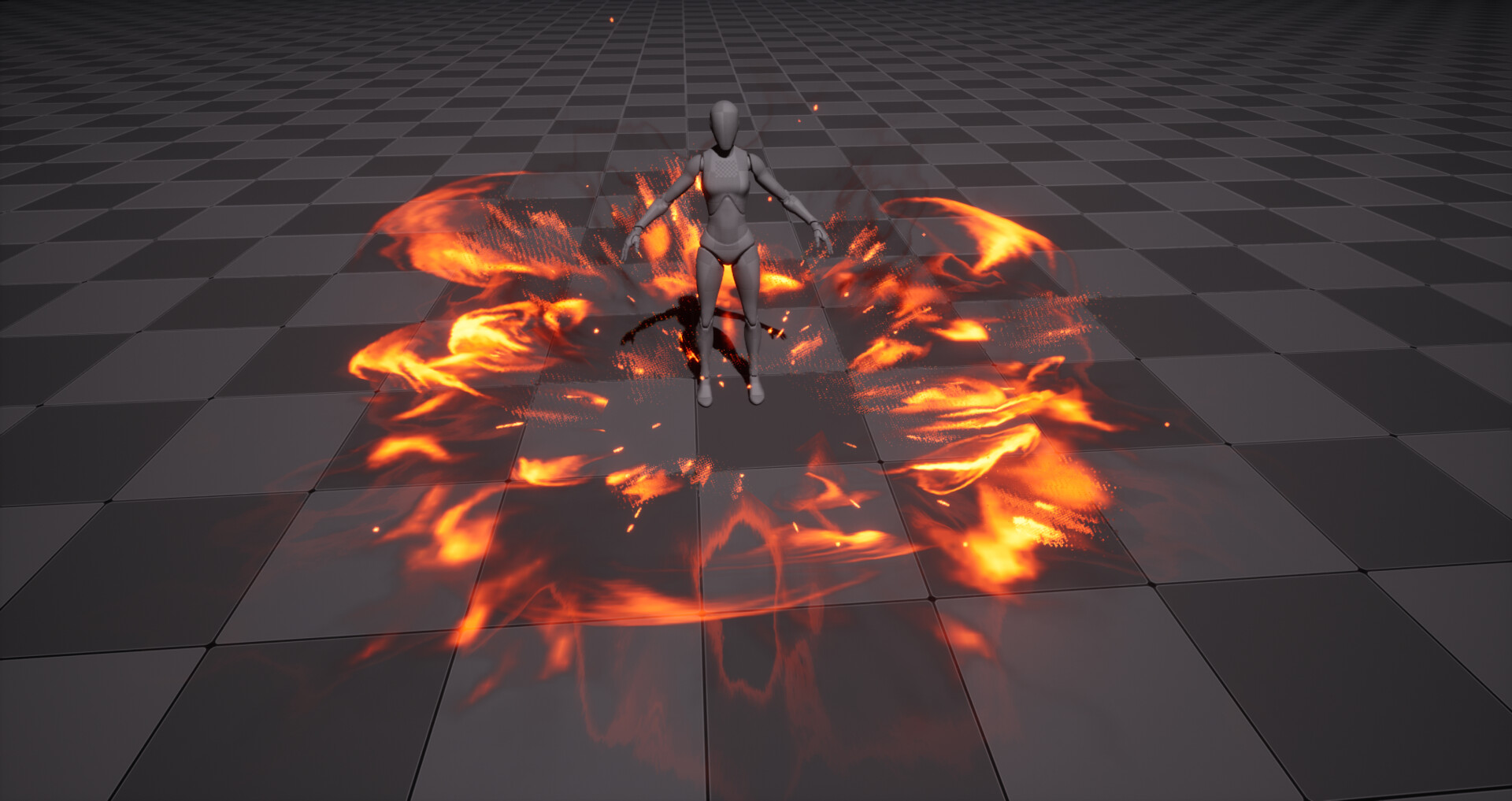 ArtStation - Circle Fire Burst VFX