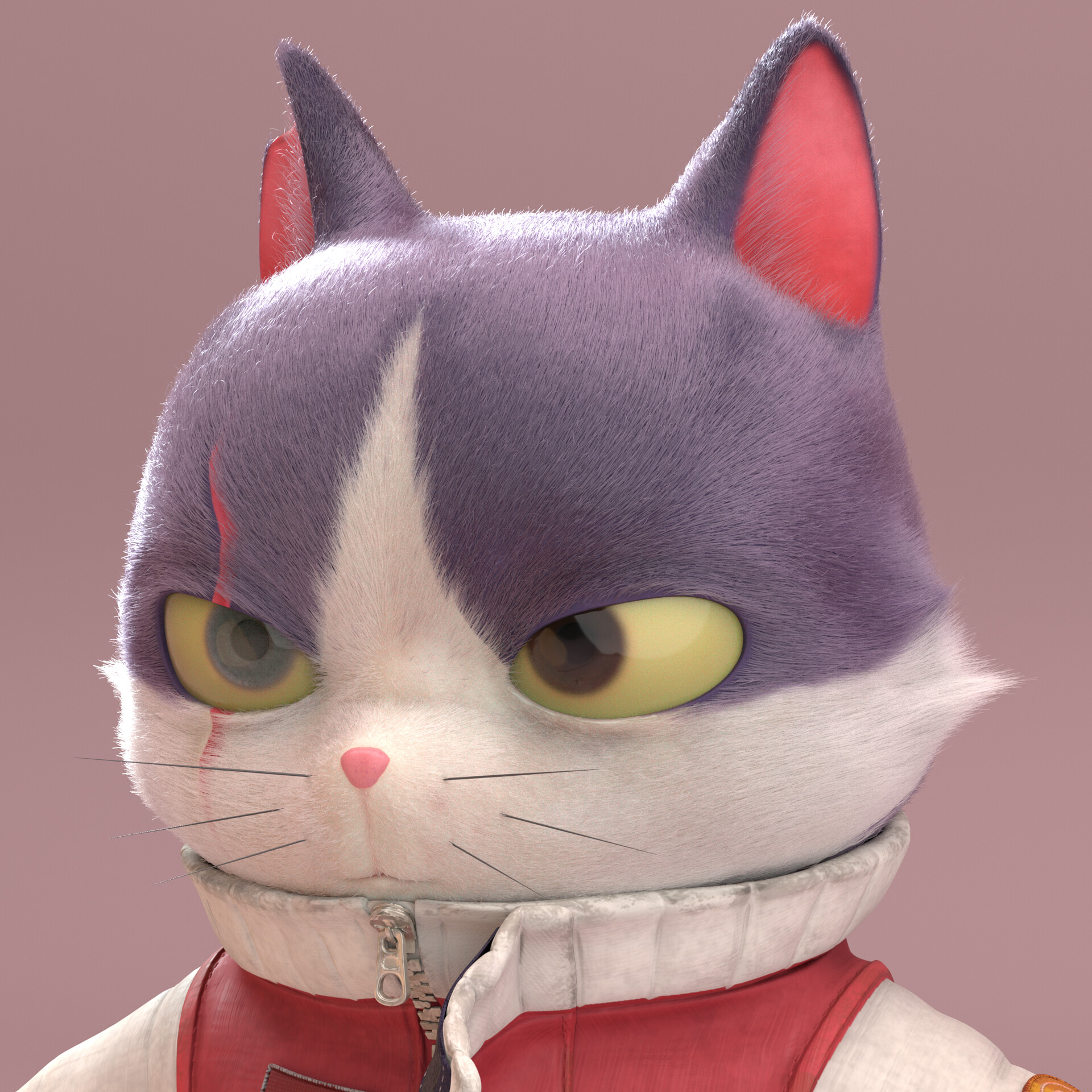 ArtStation - Rigging reel (Rider cat)