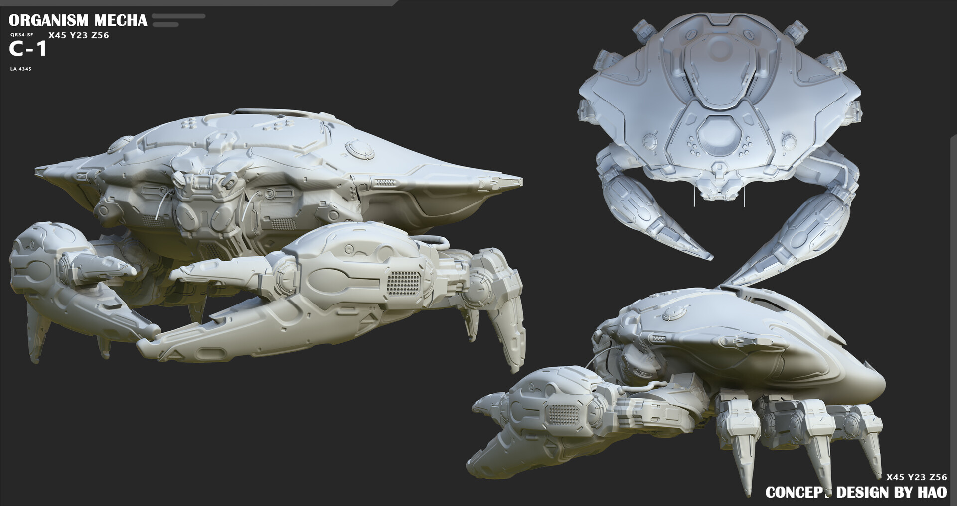 ArtStation - Mechanical Design crab