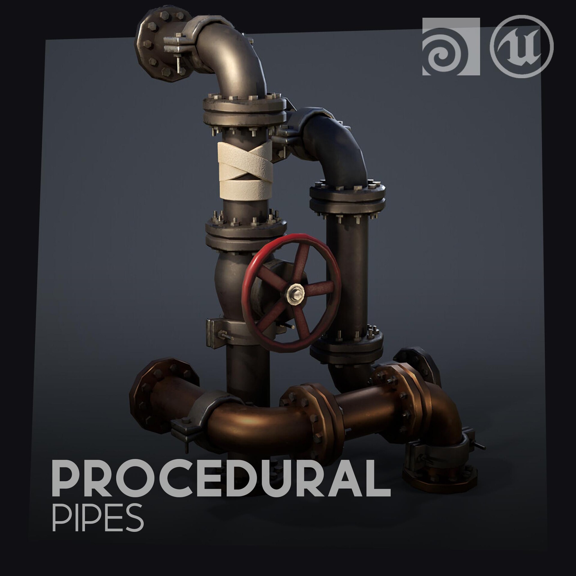 Erik Smid - Procedural pipe generator