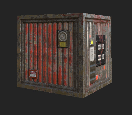 ArtStation - Game asset pipeline practice "The Crate"