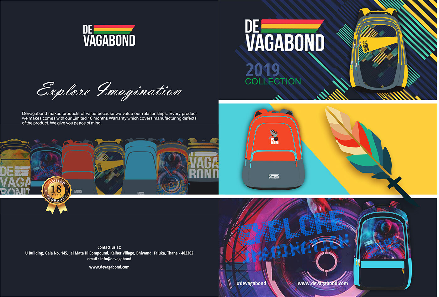 ArtStation - Backpack design and brochure design