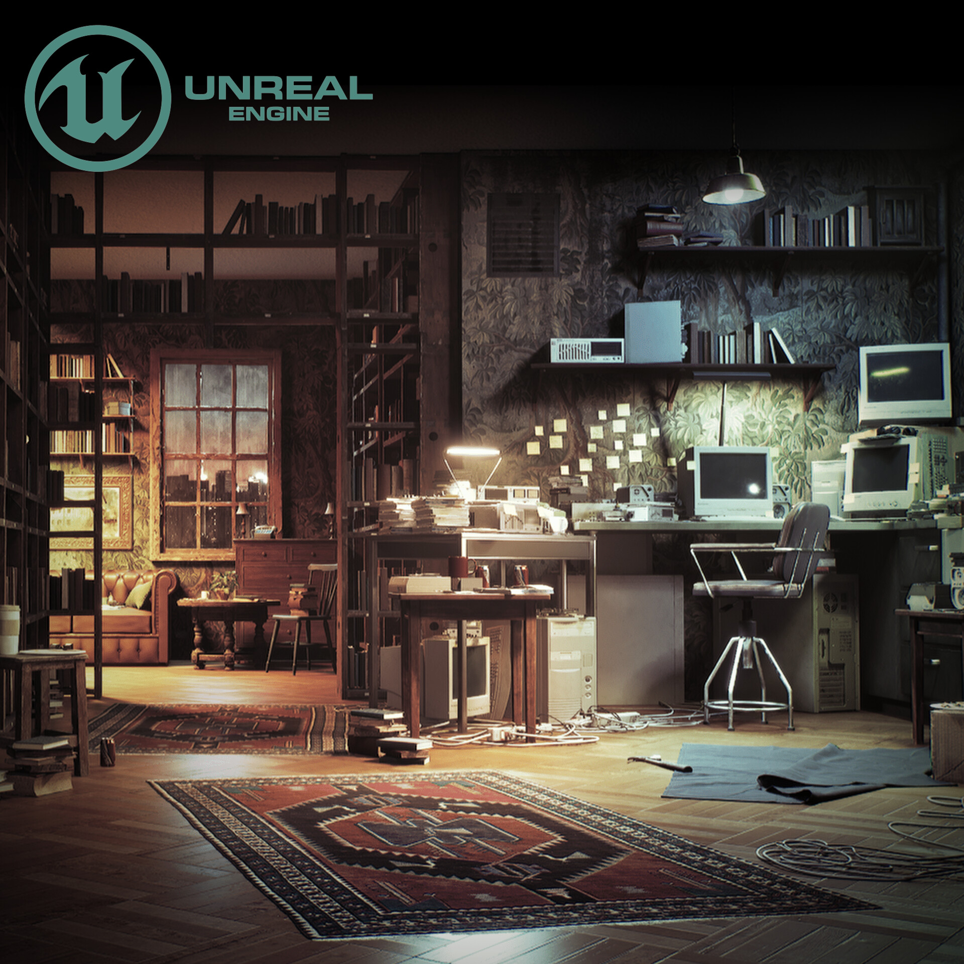 ArtStation - Work Station - Interior Environment [UE5]