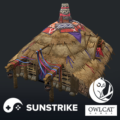 ArtStation - Warlord and shaman houses 3D render and concept art for ...