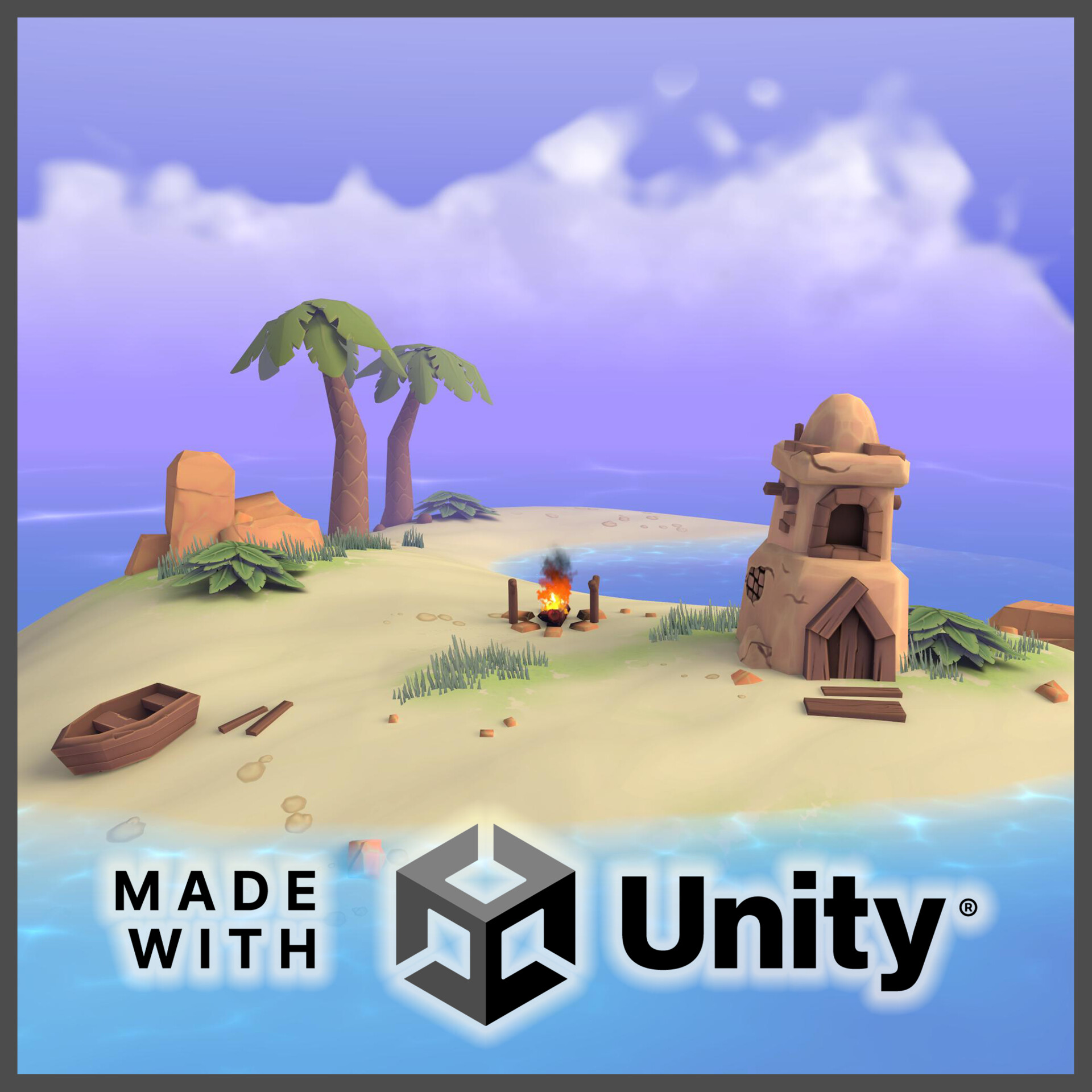 ArtStation - Pirate Island.