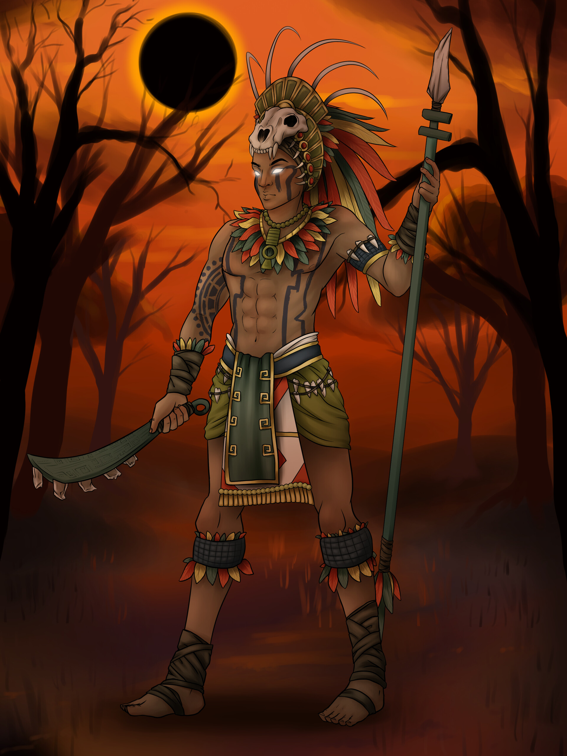 ArtStation - Buluc Chubtan Mayan God