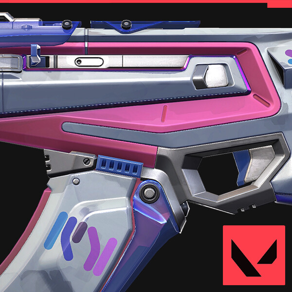 ArtStation - Valorant Overdrive Vandal 3D Texture Work