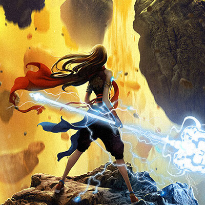 ArtStation - Princess Iron Fan concept poster