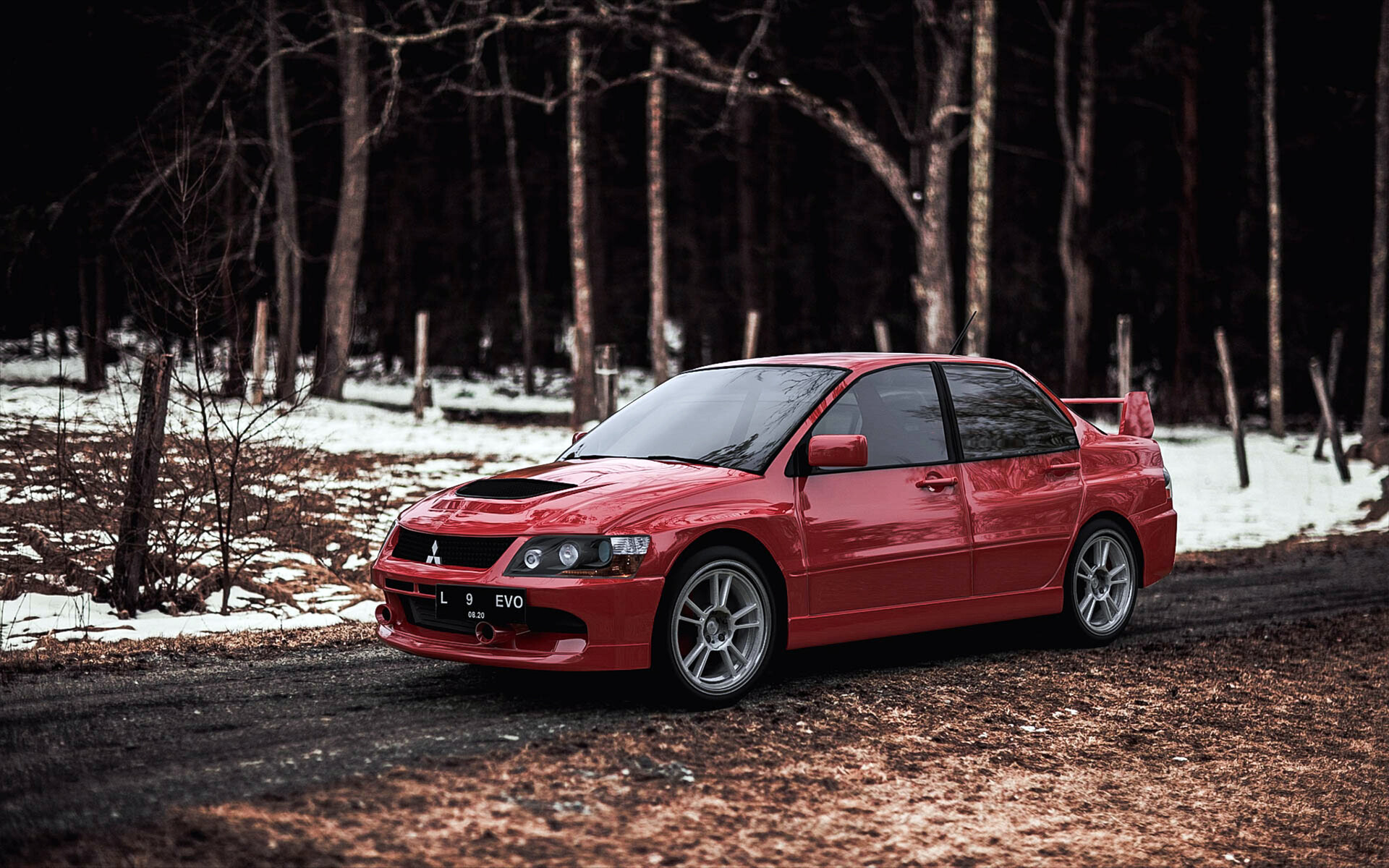 ArtStation - Mitsubishi Lancer Evolution IX