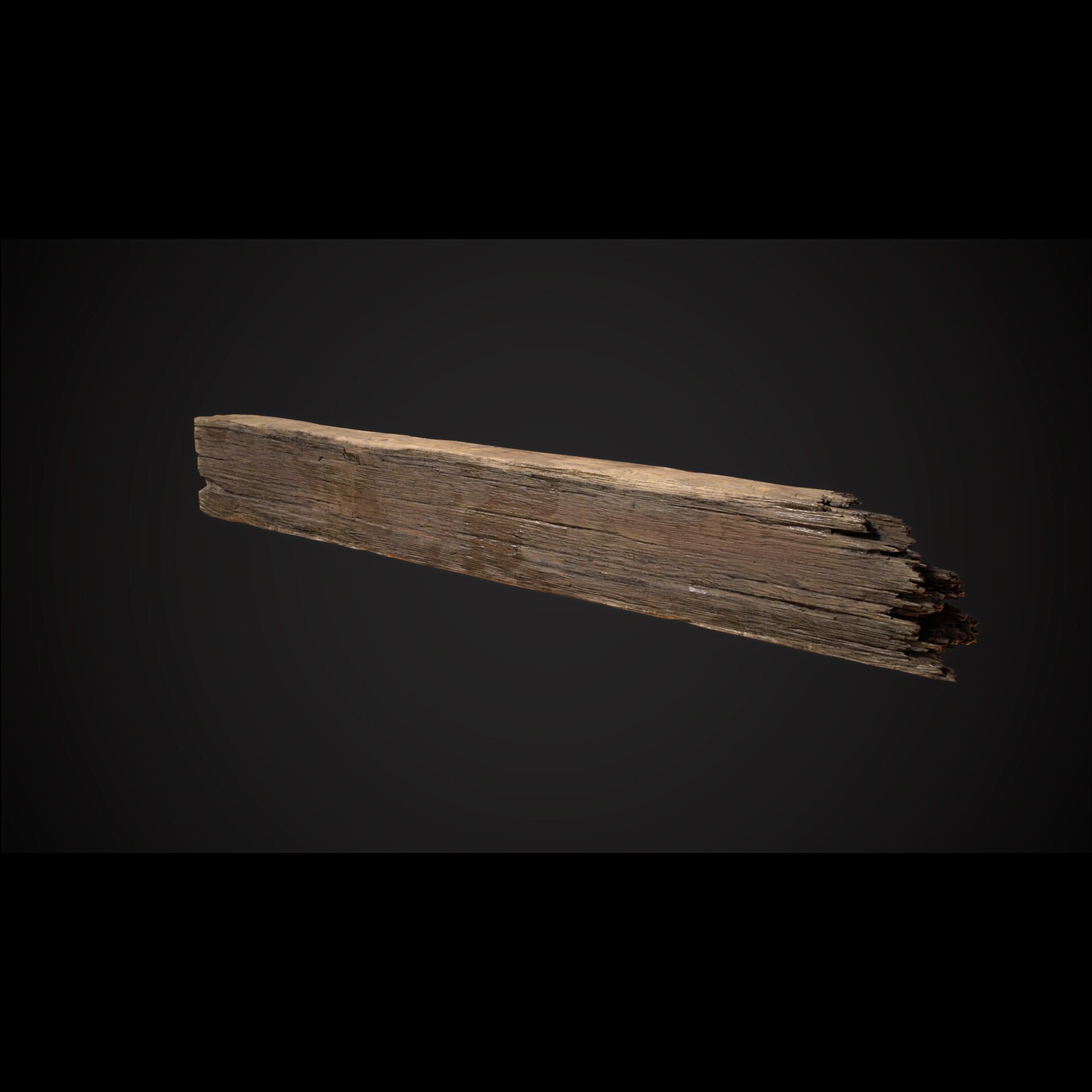ArtStation - Broken wooden stick