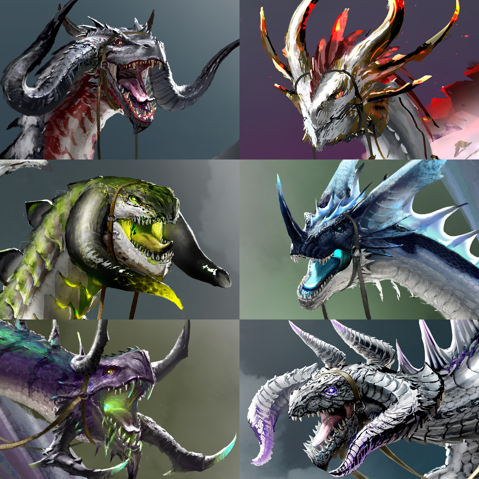 ArtStation - Dragon design