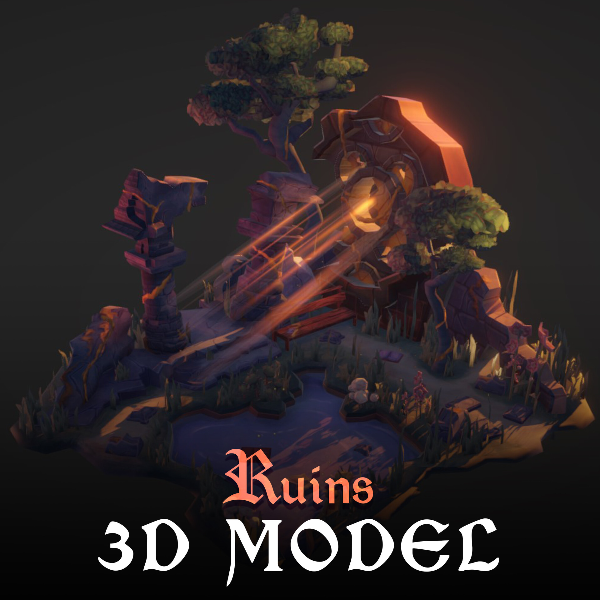 ArtStation - [3D] RUINS - Roman Architecture