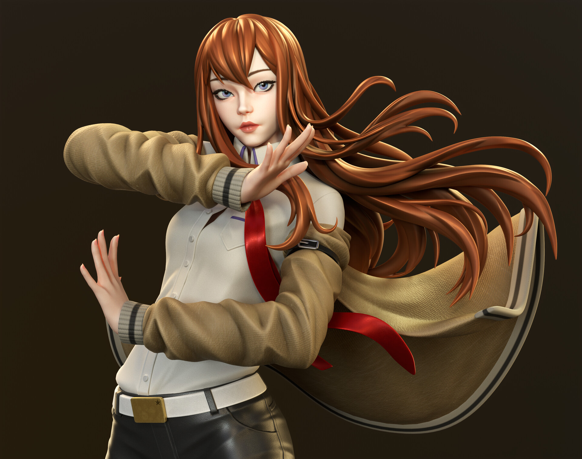 ArtStation - Kurisu Makise (Fan Art)
