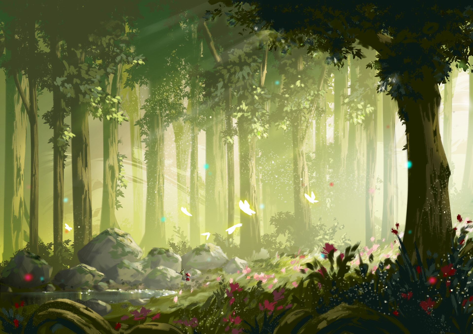 ArtStation - Environment design - The Enchanted Forest