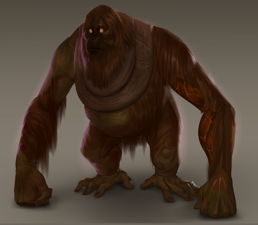 ArtStation - Gigantopithecus - Terror Character Design/Development