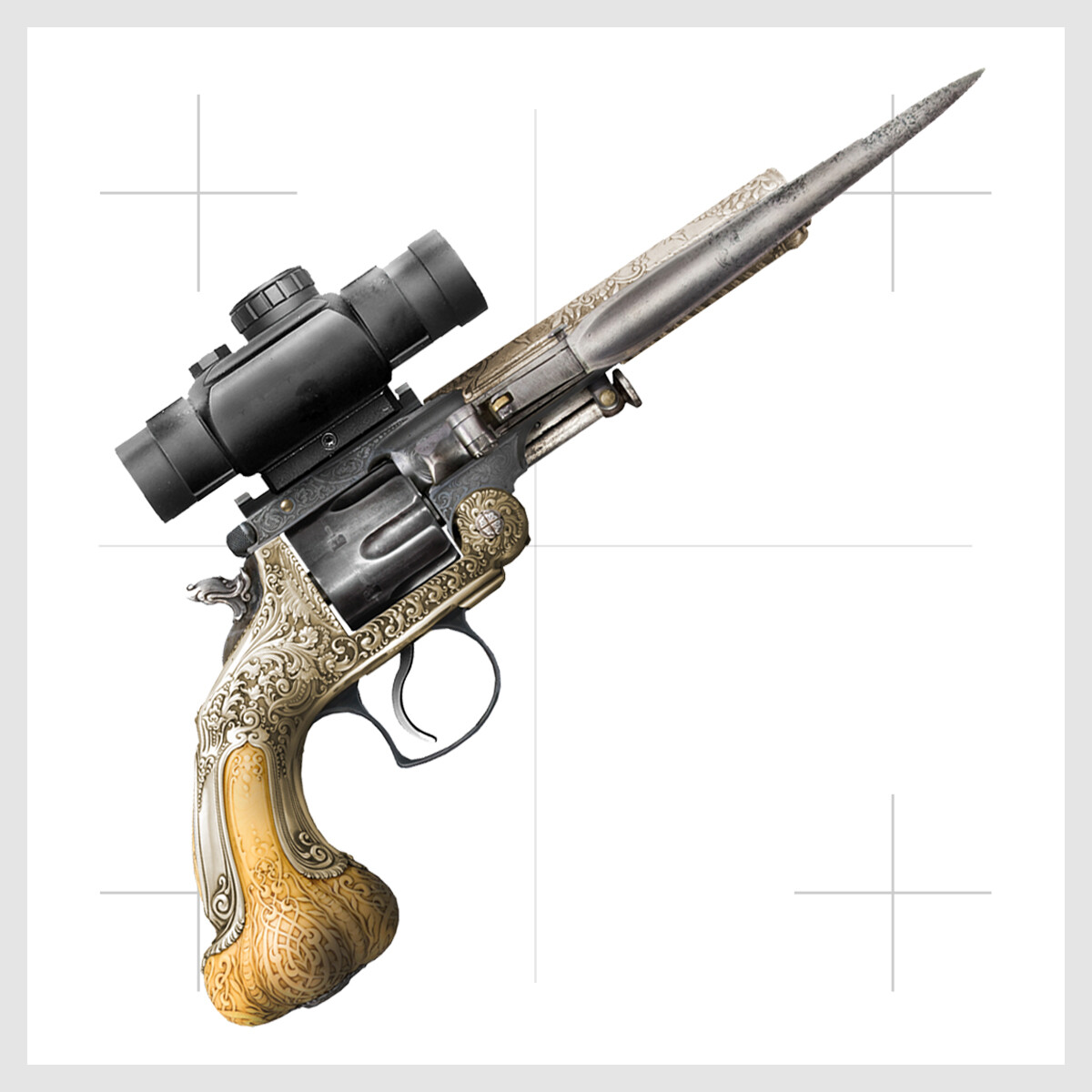 ArtStation - Weapons of the Far Future - Outer Rim Bounty Hunter Scoped ...