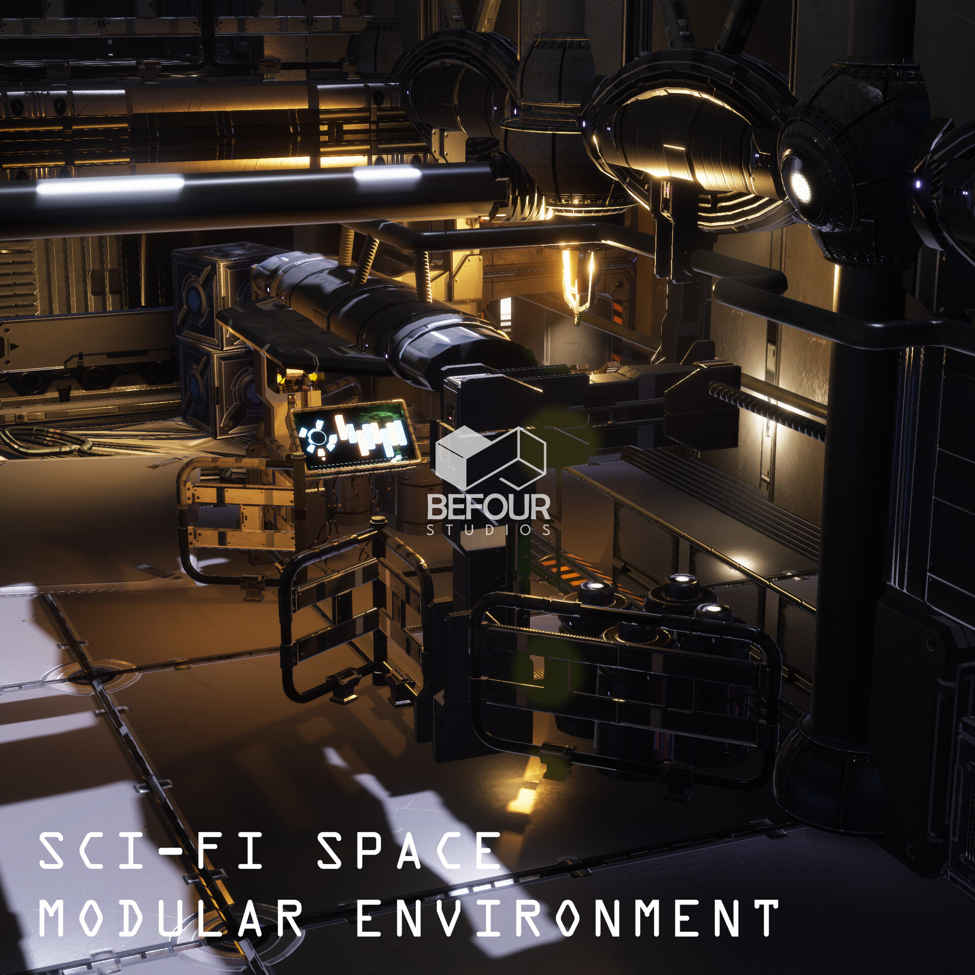 ArtStation - Sci-Fi Space Modular Environment - Unity