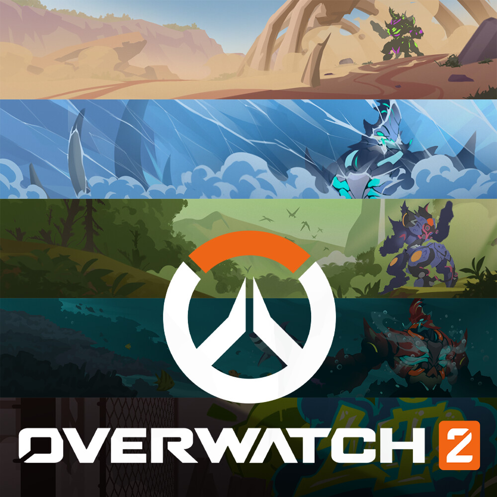 ArtStation - Overwatch 2 - Player Cards Season 8 Battle pass