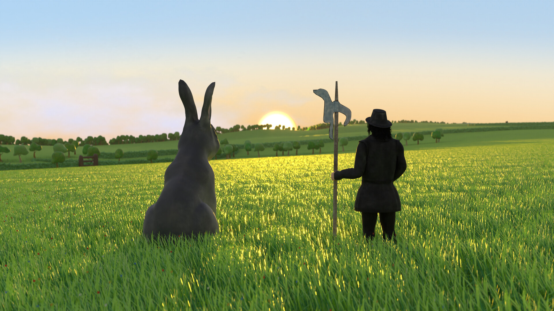 ArtStation - Ralph Treswell's 1587 Map of Kettering Brought to Life