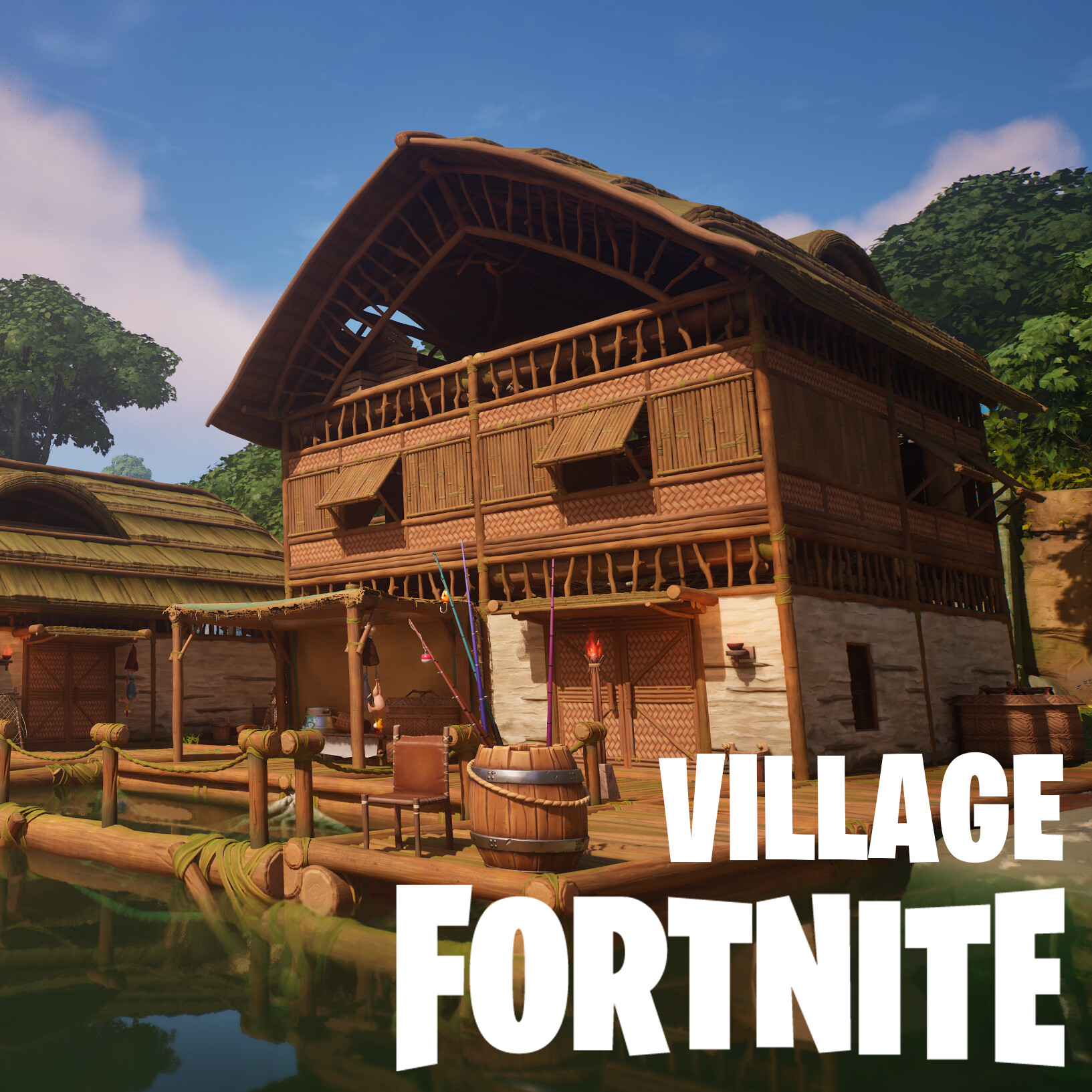 ArtStation - Fortnite Village